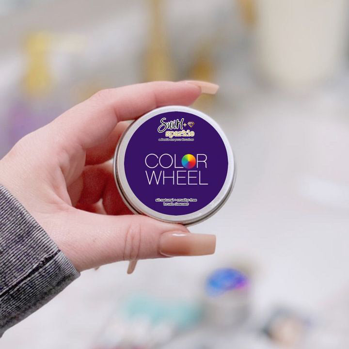 (1) Prestige Purple Makeup Brush Cleaner – Color Wheel Products