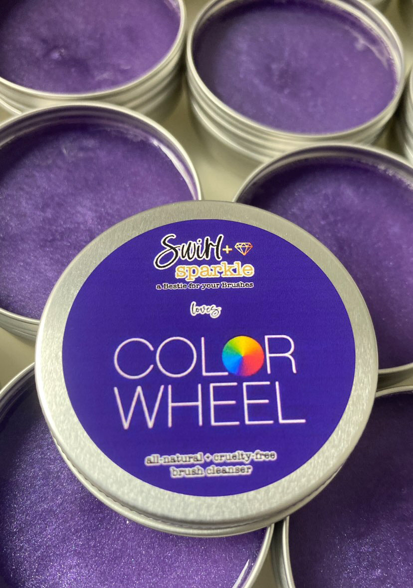 (1) Prestige Purple Makeup Brush Cleaner – Color Wheel Products